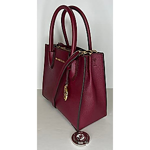 Michael Kors MICHAEL Michael Kors Mercer MD Messenger bundled SM TZ Coinpouch Purse Hook (Mulberry)