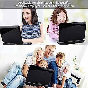 GOFEI Portable DVD Player, Built in 4 Hours Rechargeable Battery, with High Resolution, 9 inch DVD Player Swivel Screen, Support DVD, VCD, MP3