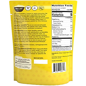 Miracle Noodle Variety Pack (Angel Hair, Fettuccine, Spaghetti & Rice) - Ready-To-Eat, Shirataki Noodles, Shirataki Rice, Keto, Gluten Free, Low Carb, Low Calorie, Konjac Noodles - 2 Bags Each, 8-Pack