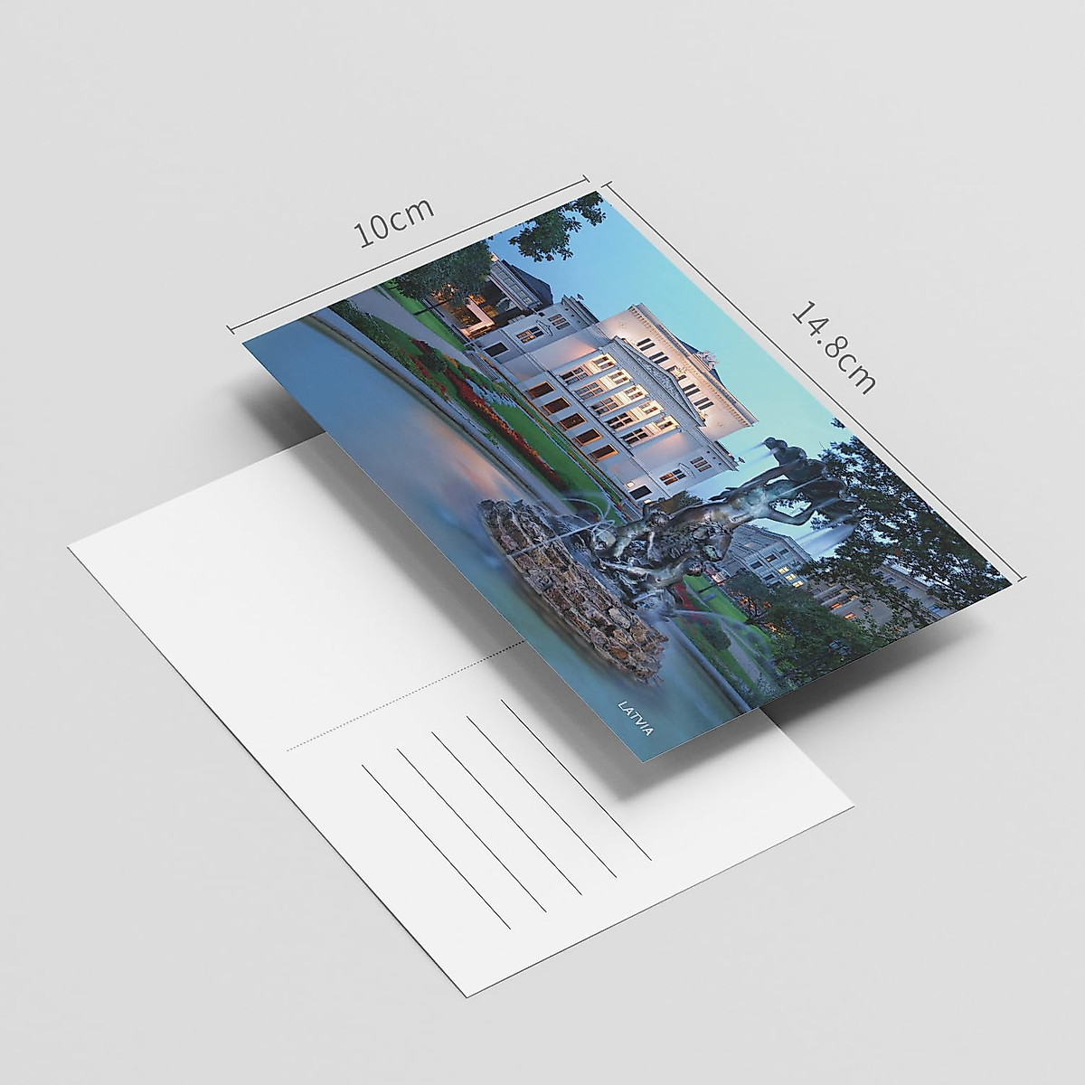 Dear Mapper latvia Vintage Landscape Postcards Pack 20pc/Set Postcards from Around the World Greeting Cards for Business World Travel Postcard for Mailing Decor Gift