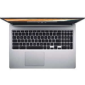 acer Newest Chromebook Laptop. 15.6" Full HD 1080p IPS Touchscreen Display, Intel Celeron N4020 Dual-Core Processor, 4GB DDR4 RAM, 64GB eMMC+ 256GB USB, Webcam, WiFi 5, Chrome OS, Silver, JVQ MP