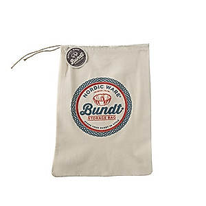 Nordic Ware Muslin Bundt Storage Tote, Medium, Tan