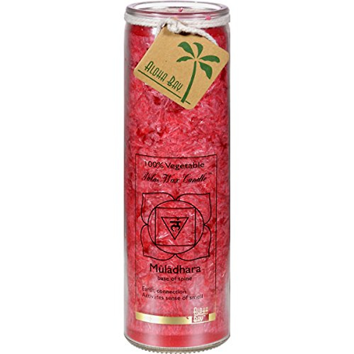 Aloha Bay Base of Spine Chakra Jar Muladhara Candle 17 oz