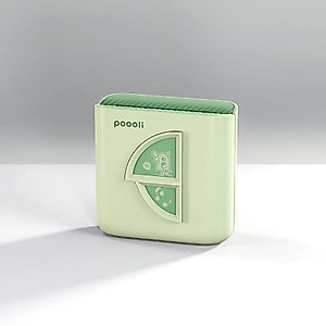 Poooliprint LE Inkless Pocket Printer - Mini Phone Bluetooth Portable Poooli Thermal Printer for iOS + Android Print Sticky Photos, Labels, Notes, Lists for Journal, Green