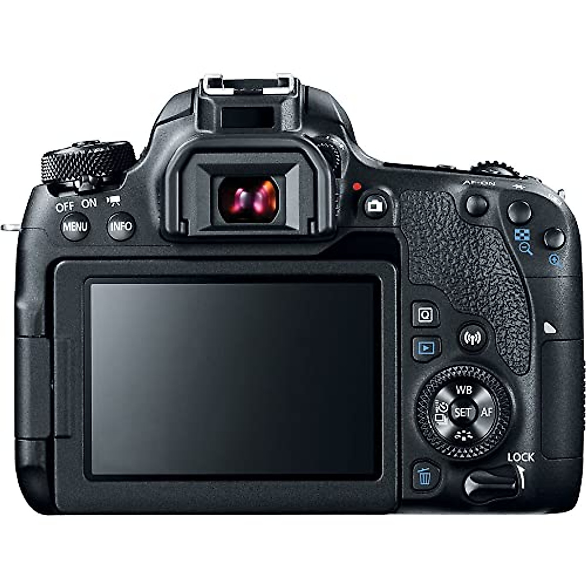 Canon EOS 77D DSLR Camera with 18-135mm USM Lens (1892C002) + 64GB Memory Card + Case + Card Reader + Flex Tripod + Hand Strap + Cap Keeper + Memory Wallet + Cleaning Kit (Renewed)