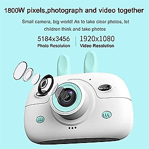 GIENEX Kids Camera,Children Digital Cameras with 2 Inch IPS Screen,HD Digital Video Cameras for Toddler, Best Birthday Gift for 3-10 Years Girls Boys