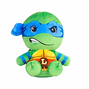 Club Mocchi-Mocchi- Teenage Mutant Ninja Turtles Plush - TMNT Leonardo Plushie - Ninja Turtle Stuffed Animal Toys and Room Decor - Plush Collectible TMNT Figures - 6 inch