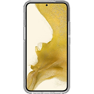OtterBox Galaxy S22+ Symmetry Series Case - CLEAR, ultra-sleek, wireless charging compatible, raised edges protect camera & screen