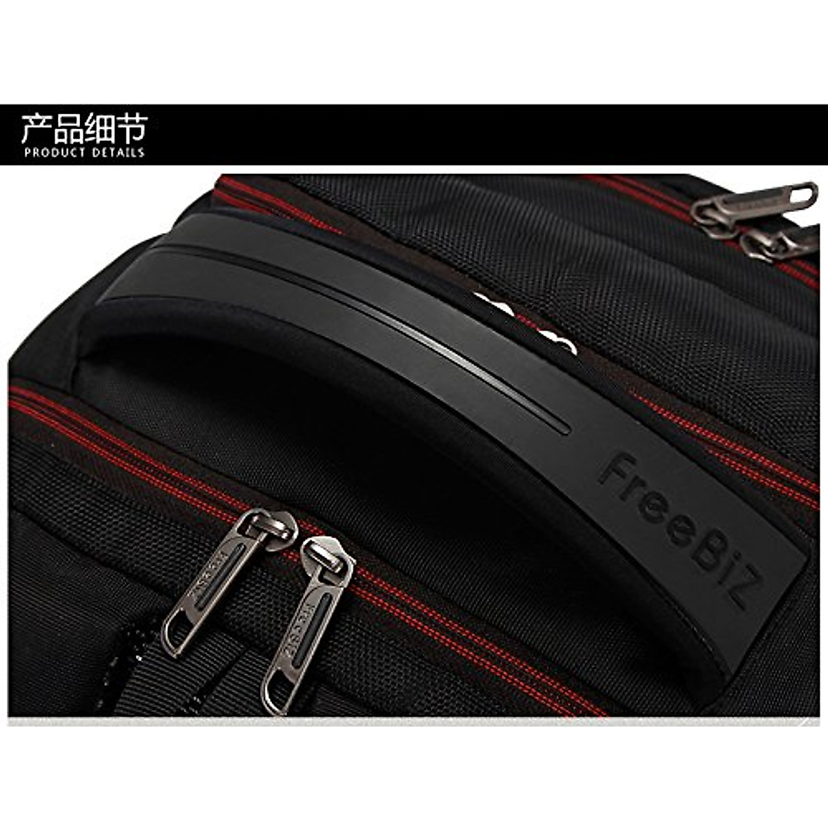 Freebiz Business, Travel & Sports Water Repellent Polyester Laptop Backpack With Adjustable Laptop Bag