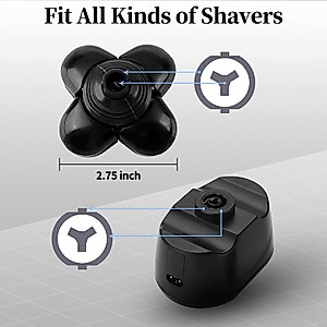 Vsmooth Electric Shaver Replacement Head - Shavers for Bald Men Replaceable Head - Waterproof Blades for Men Replacement Shaving Heads - Wet & Dry Electric Razor Floating Replacement Blade Head