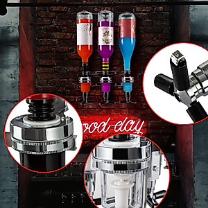 Replacement Nozzle Shot Dispenser fit for Wine Racks Cocktail Dispenser Liquor Dispenser Caddy Bottle Holder Rotated Mounted Liquor Holder Alcohol Dispenser Replacement Nozzle 1.5oz 45ml (4 Pieces)