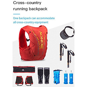 Trail Running Backpack,12L High Capacity Vest Bag,Designed for Trail Running(Blue M/L)