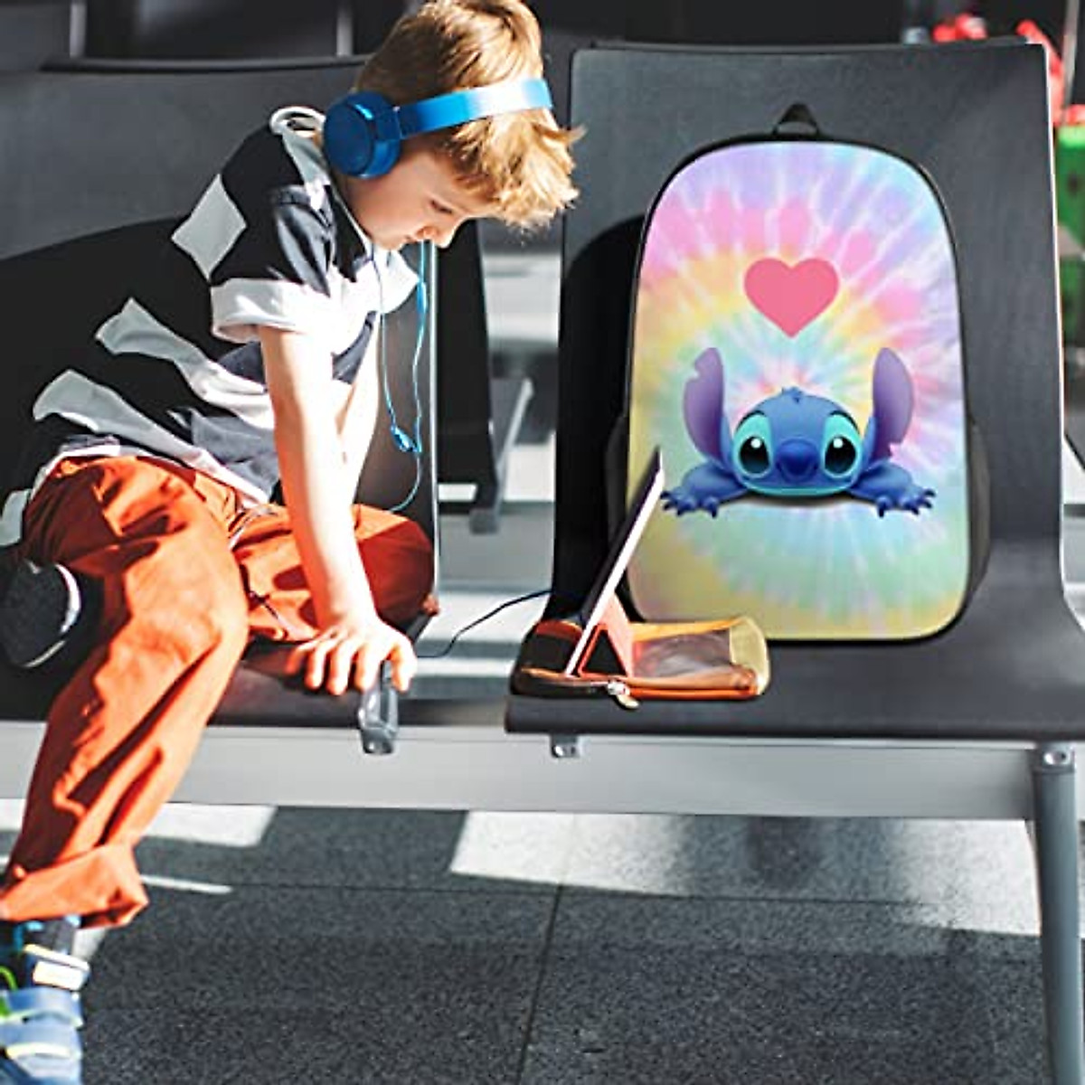 RERUNINGO Large Capacity Lightweight Simple Personality Design Premium Material Durable 17" Backpack Boys Girls Shoulder Bags