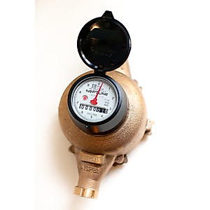 Neptune T-10 1" Potable Water Meter - Measuring in Gallons (Photo for Representation only- it Shows a 3/4" Meter)