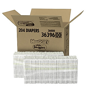Huggies Little Snugglers Diapers Economy Plus, Size 2, 204 Count