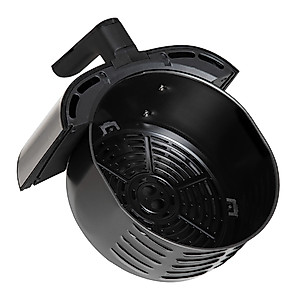 HOMCOM Air Fryer 4.7Qt, 4-in-1 Hot Oven with Air Fry, Roast, Broil, Crisp, Bake Function, Digital Touchscreen, 60-Min Timer, 8 Preset and Nonstick Basket, BPA Free