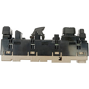 Dorman 920-023 Front Driver Side Master Window Switch Assembly - 5 Button Compatible with Select Chevrolet / GMC Models