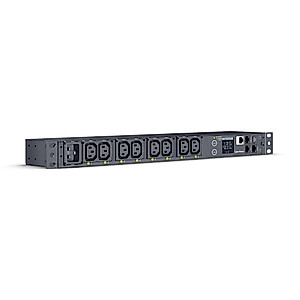 CyberPower PDU41005 Switched PDU, 100-240V, 20A (Derated to 16A), 8 Outlets, 1U Rackmount