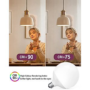 LUXEXPE Led Light Bulb, G120 Globe Bulb,15W(150W Equivalent) Led Bulbs Warm White 2700k Large Globe Light Bulbs, Non-Dimmable, E26 Base, 1500 Lume, Perfect for Indoor Living Room LED Bulbs