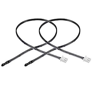 uxcell 2 Pcs 10K NTC Thermistor Probe 15.7 Inch Epoxy Sensitive Temperature Temp Sensor for Air Conditioner