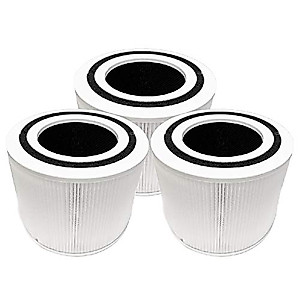 Nispira 3-in-1 True HEPA Replacement Filters Compatible with LEVOIT Core 300 Air Purifier. Compared to Part Core 300-RF, 3 Pack