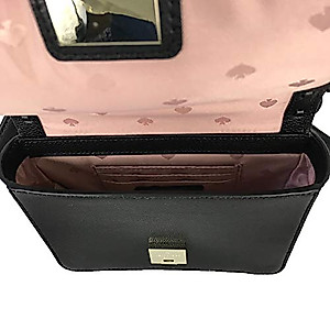 Kate Spade Grommet Maisie Colorblock Leather Satchel Crossbody, Black/Blush Pink