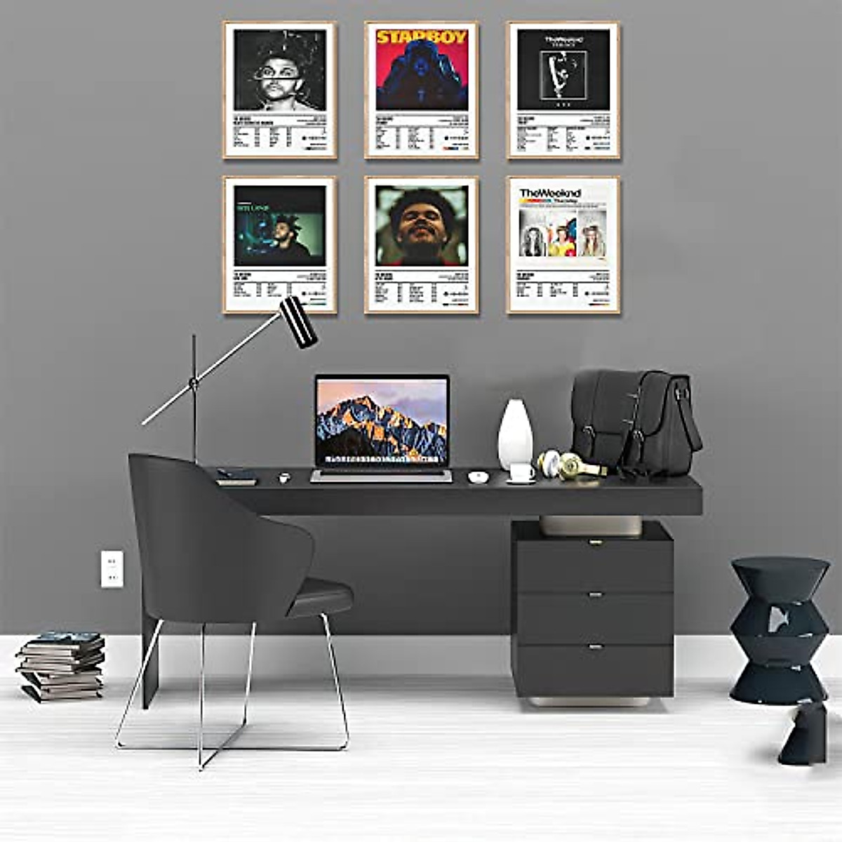 Weeknd Poster After Hours Poster Starboy Music Album Poster The Cover Signed Limited Poster Canvas Wall Art Room Aesthetics for Girl and Boy Teens Dorm Decor 8x10 inch Unframed