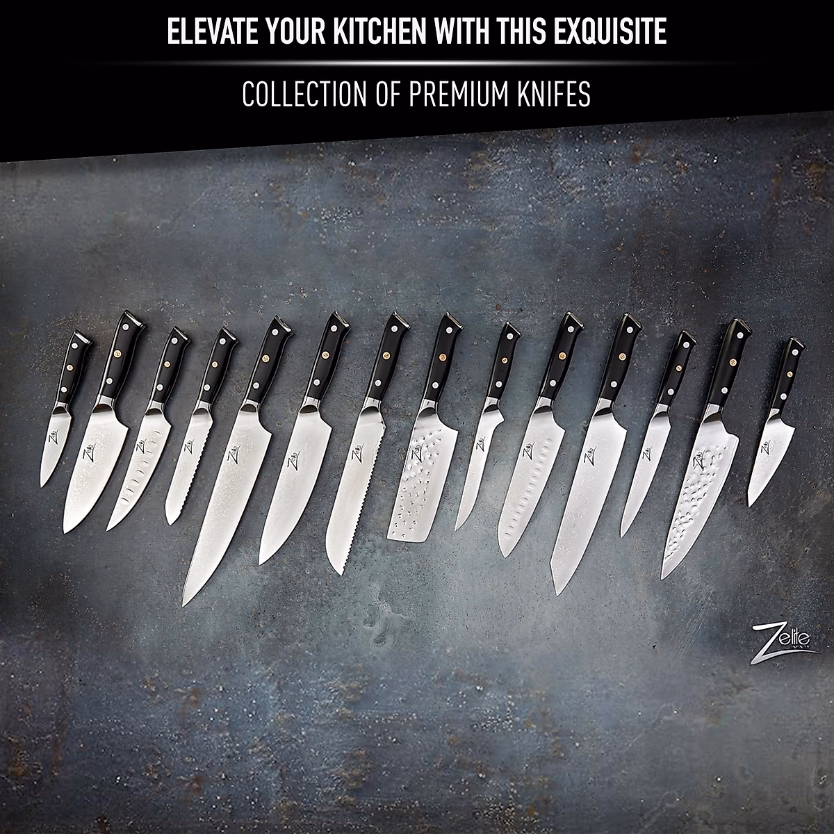 Zelite Infinity 10 Inch Chef Knife - German High Carbon Stainless Steel Chef's Knife for Kitchen; Razor Sharp Cutting Knife with Ergonomic Handle - Comes in Luxurious Gift Box