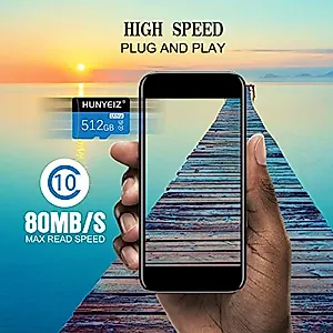512GB Micro SD Card High Speed Class 10 Memory Card for Smartphone/Camera/Tablet/Car Navigation and Drones（512GB