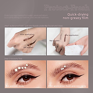MIESCHER Eyebrow Gel Clear Waterproof Brow Wet N Wild Gel Glue Eyebrow Styling Transparent Eyebrow Raincoat Long Lasting Control Freak Eyebrow Gel Sweat-proof Natural Colorless Eyebrow Makeup(01)