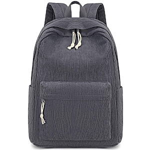 School Backpack for Teens Large Corduroy Bookbag Lightweight 17 inch Laptop Bag for Girls Boys Casual High School College