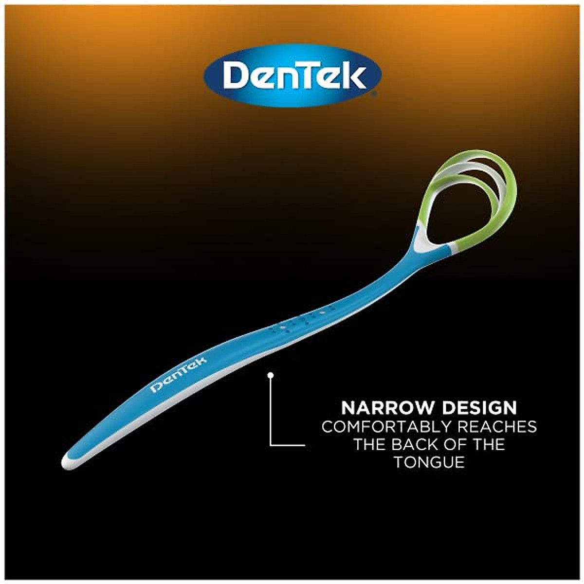 DenTek Fresh Breath Tongue Cleaner, 1 Count. (Pack of 5)