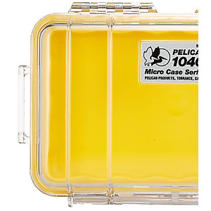Pelican 1040 Micro Cases (Yellow/Clear) and (Blue/Clear)