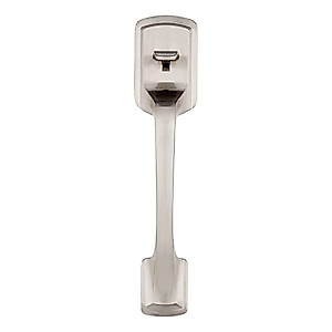 Kwikset Prague Handle Only w/Pismo Knob in Satin Nickel with Microban