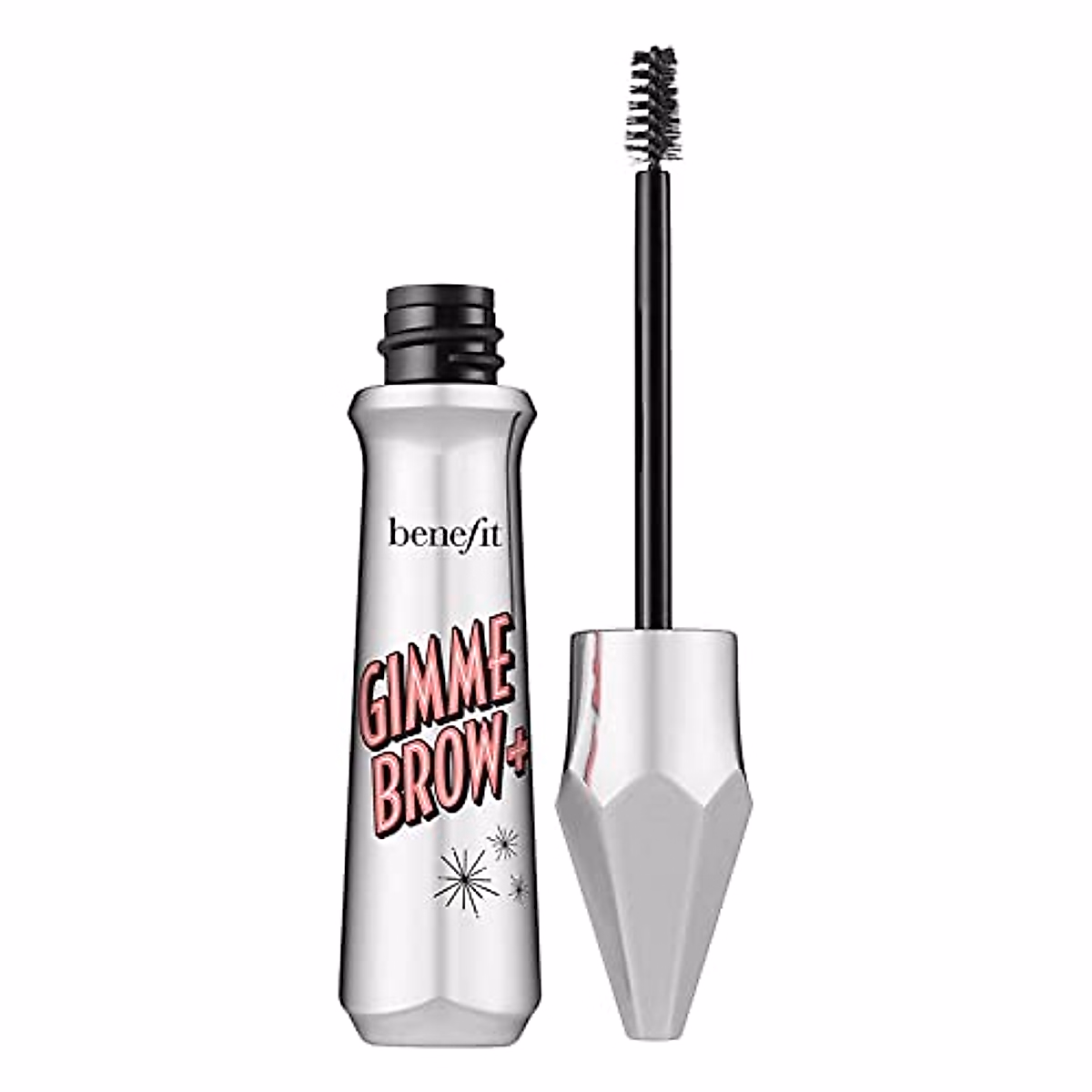 Benefit Gimme Brow+ Volumizing Fiber Gel, 4 Medium Warm Deep Brown, 1 Count