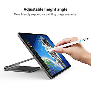 Meaowxva Magnetic iPad Stand Adjustable Floating Foldable Tablet Holder iPad Painting Desktop Stand for Apple iPad Pro 12.9 3rd/4th/5th/6th Generation
