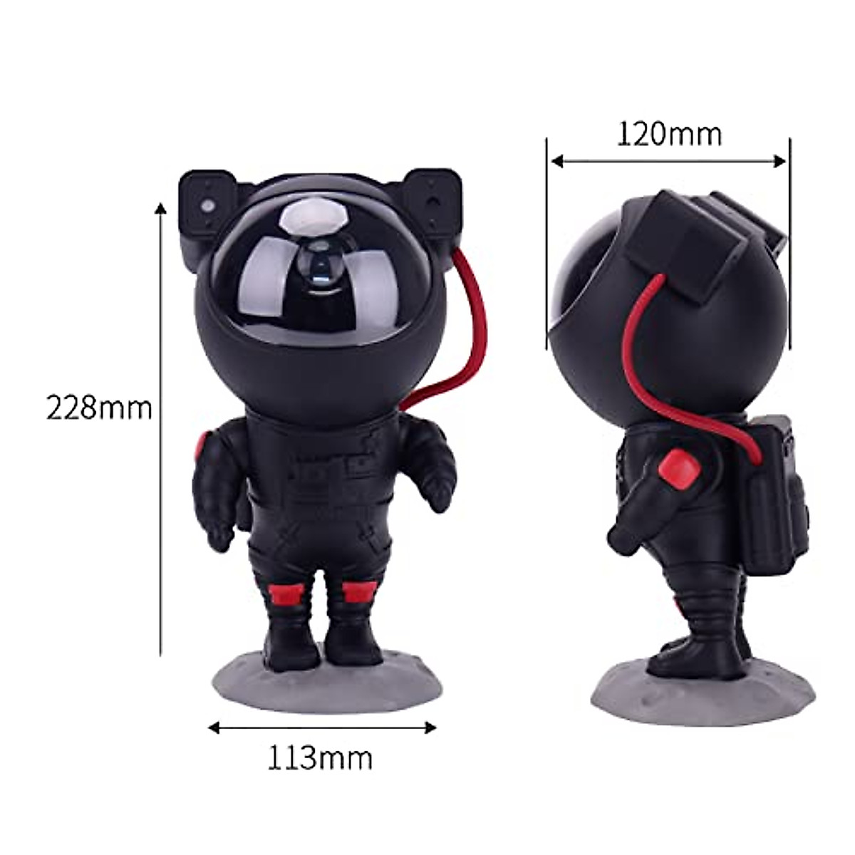 Astronaut Galaxy Projector Night Light, 360° Adjustable Star Projector Night Light with Timer, Nebula Galaxy Projector with Remote Control for Bedroom, Ceiling, Home Decor, Party, Gaming Room