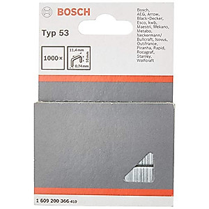 Bosch 1609200366 114 x 074 x 10 mm Type 53 Fine Wire Staples