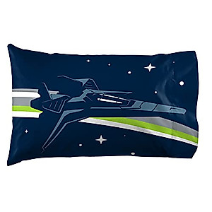 Jay Franco Disney Pixar Lightyear Ready to Go Full Size Sheet Set - 4 Piece Set Super Soft and Cozy Kid’s Bedding Featuring Buzz - Fade Resistant Microfiber Sheets (Official Disney Pixar Product)