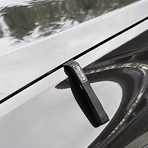 WONITAGO Kayak Tie Down Anchor Straps and Quick Hood Loops for Car Hoods and Trunks, Suitable Canoe Paddleboard Black