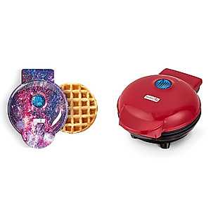 DASH Mini Waffle Maker and Griddle for Individual Waffles, Pancakes, Hash Browns, Eggs and Other On-The-Go Breakfasts, Lunches, and Snacks