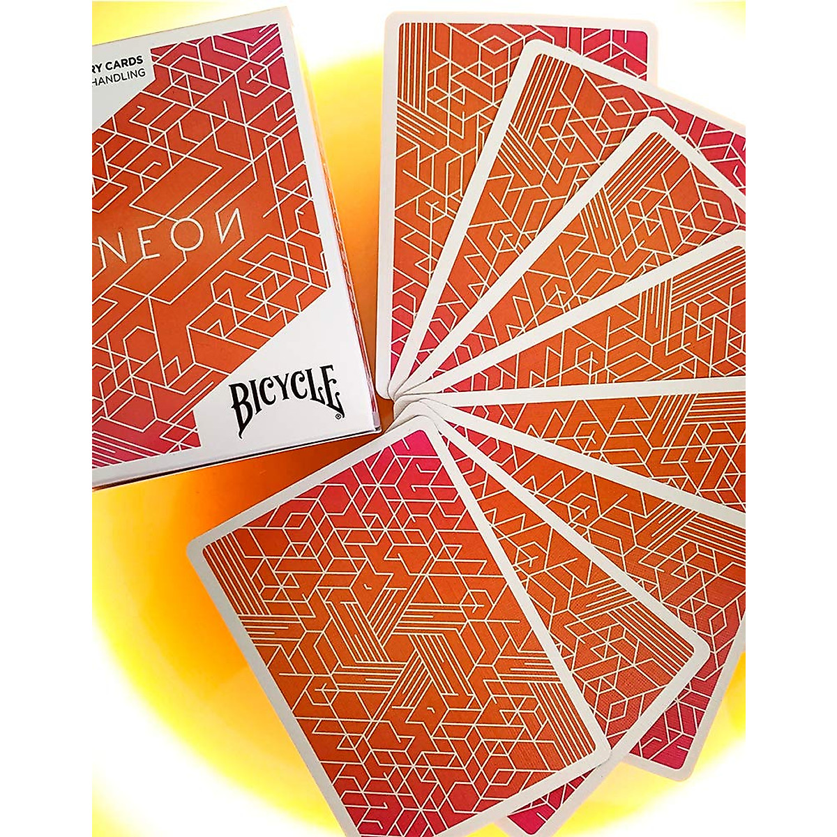 Bicycle Neon Blue Aurora Cardistry Deck (Not A Playable Deck)