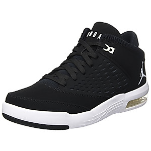 Jordan Men's Flight Original 4 Shoes, Black/White-gym Red, 10.5