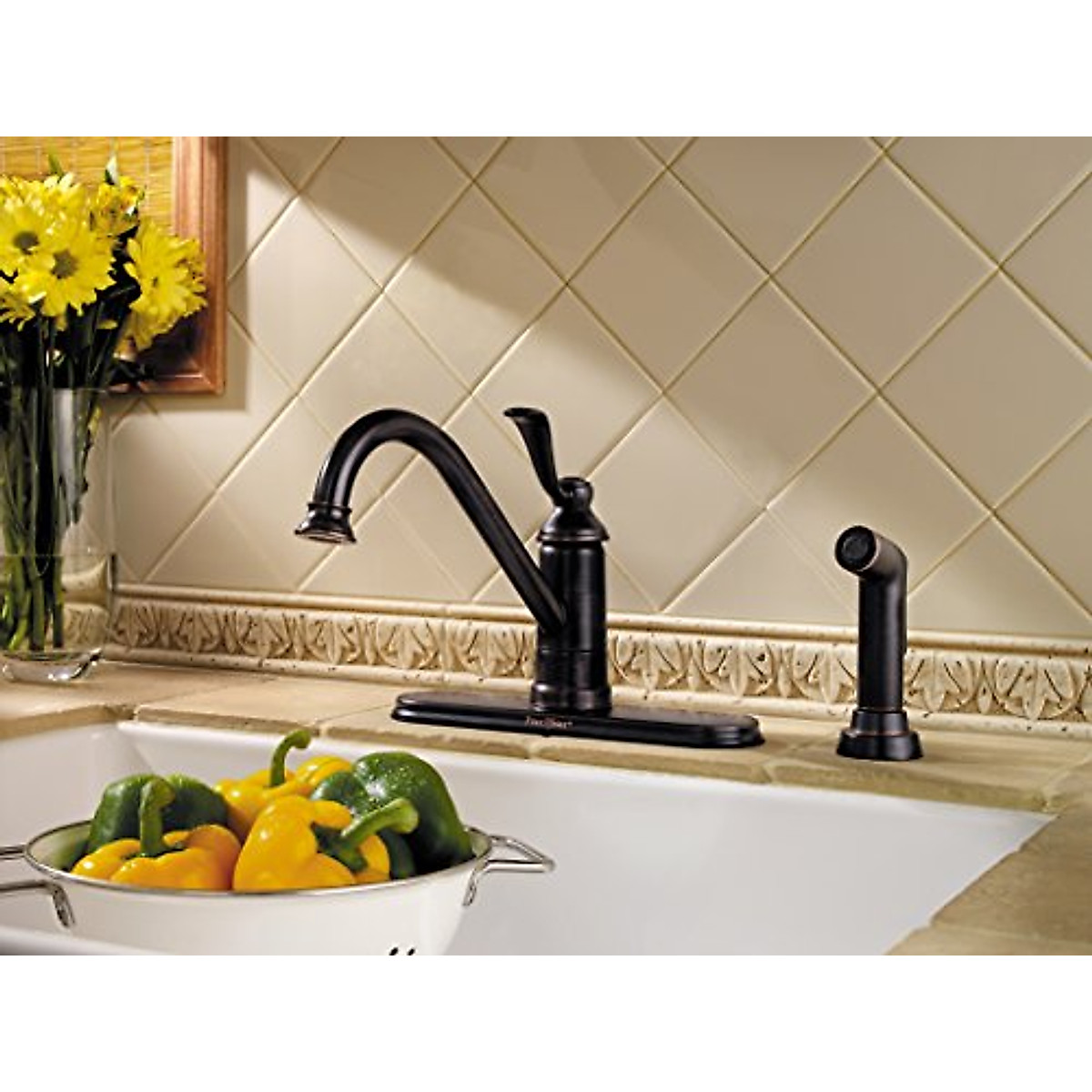 Pfister LG34-P0 Kitchen Faucets and Accessories, Tuscan Bronze