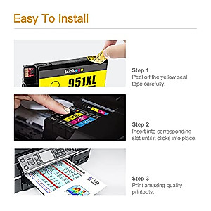 E-Z Ink (TM) Compatible Ink Cartridge Replacement for HP 950XL 951XL 950 XL 951 XL for OfficeJet Pro 8610 8600 8615 8620 8625 8100 276dw 251dw (3 Black, 2 Cyan, 2 Magenta, 2 Yellow, 9 Combo Pack