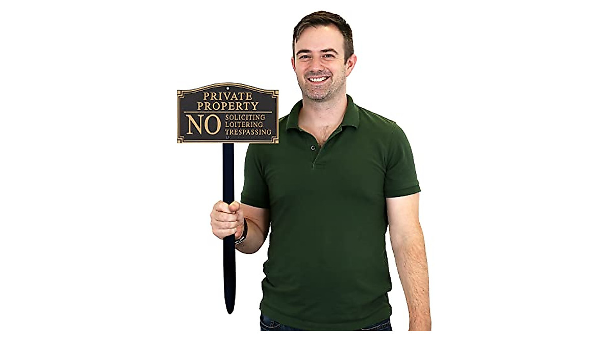 SmartSign Private Property Sign - Durable Aluminum No Trespassing Sign