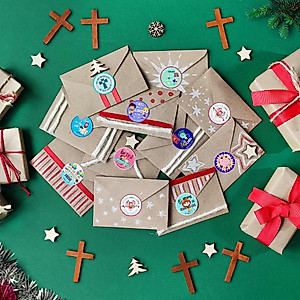 Juvale 1000 Pieces Christian Stickers, Bible Verse Stickers for Kids, Easter, School, Religious Sticker Roll, 10 Designs, James 1:17, Psalm 104:33, Ephesians 4:32 (1.5 in)