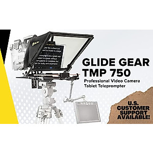 Glide Gear TMP 750 17" Professional Video Camera Tablet Teleprompter 70/30 Beam Splitting Glass with Hard Protective Carry Case