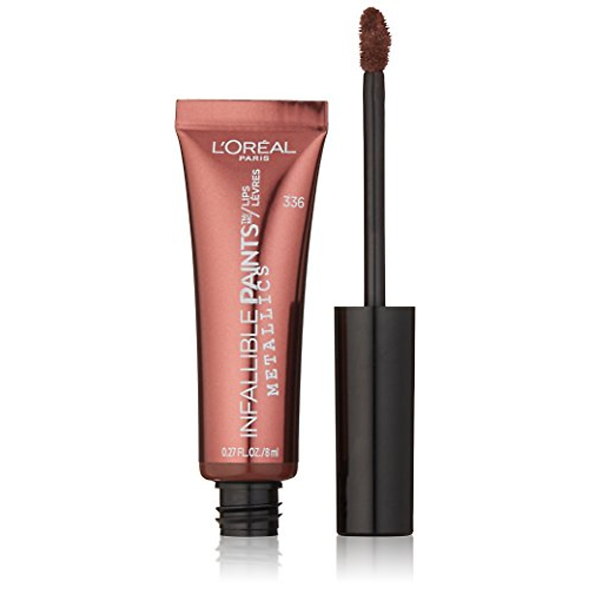 L'Oréal Paris Infallible PAINTS/LIPS Metallic, Liquid Venom, 0.27 fl. oz.