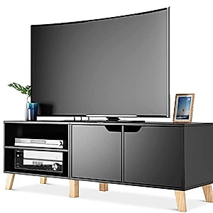 GVVDLW TV Media Console, TV Stand, TV Unit, Small Entertainment Center and Display Cabinet for Living Room